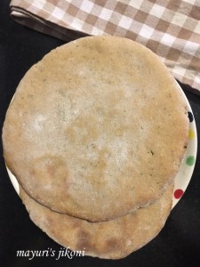 605. Amaranth Flatbread#BreadBakers - Mayuri's Jikoni