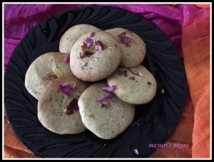 546.Thandai cookies - Mayuri's Jikoni