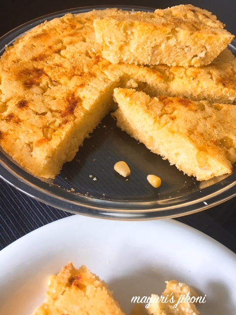 Corn Cornbread - Mayuri's Jikoni