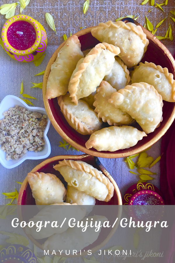 Googra/ Gujiya - Mayuri's Jikoni coconut, diwali, googra, Gujarati ...