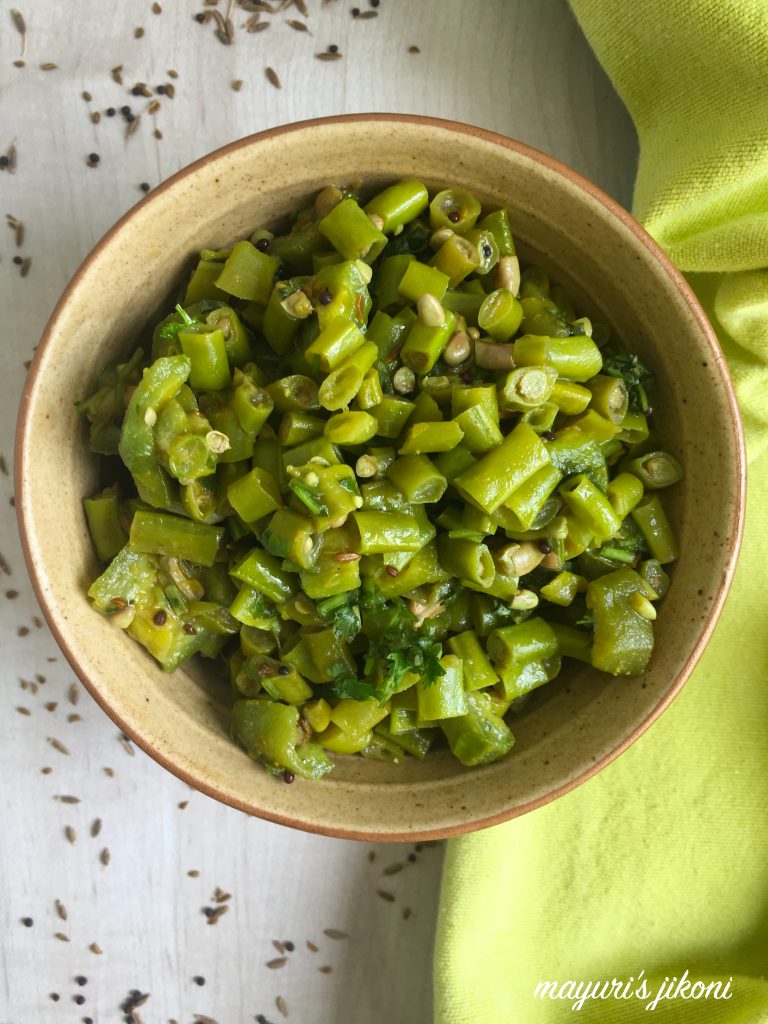 Chori Turia nu Shaak - Mayuri's Jikoni