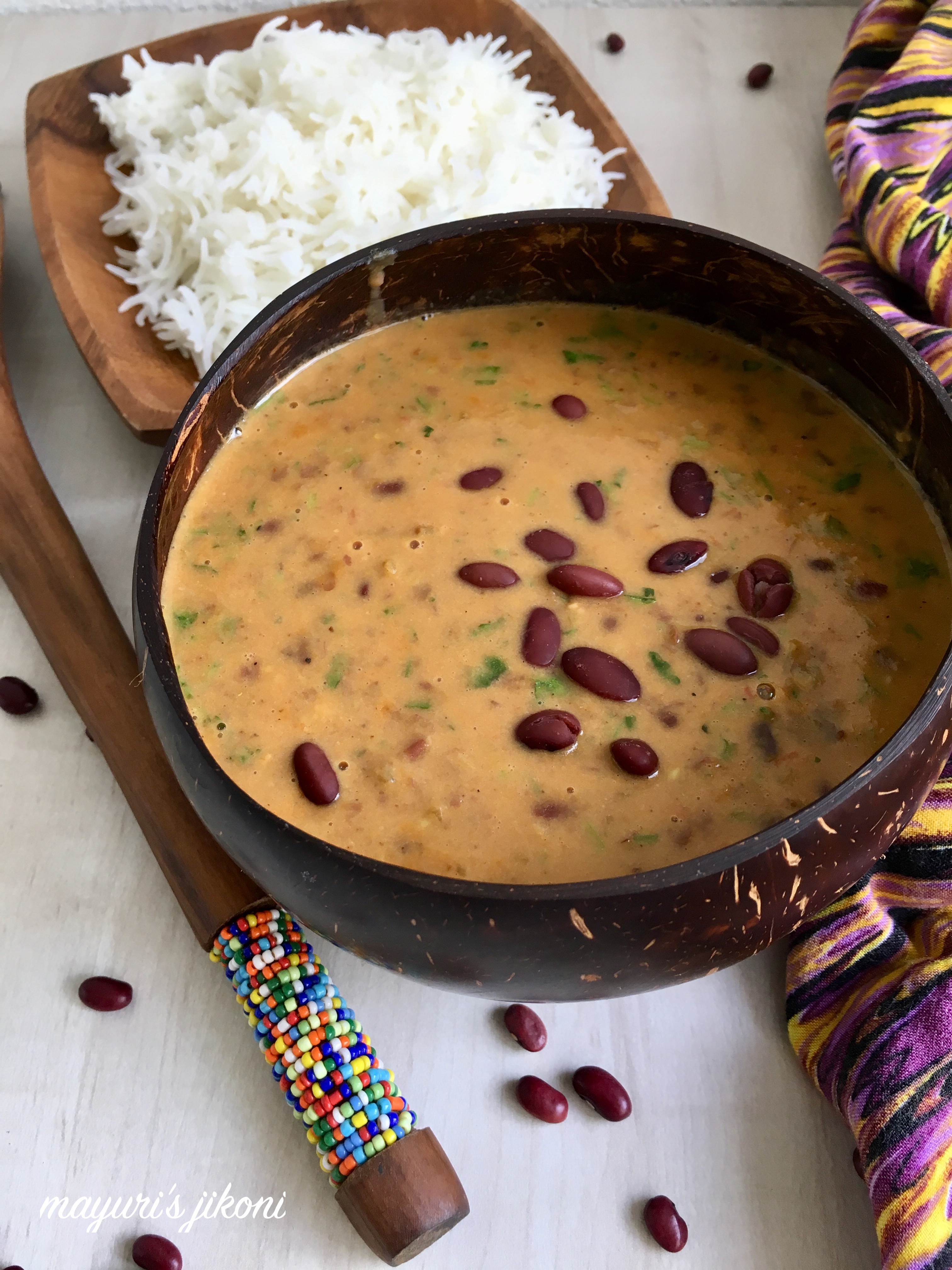 Maharage Ya Nazi/ Kidney Beans in Coconut Milk - Mayuri's Jikoni