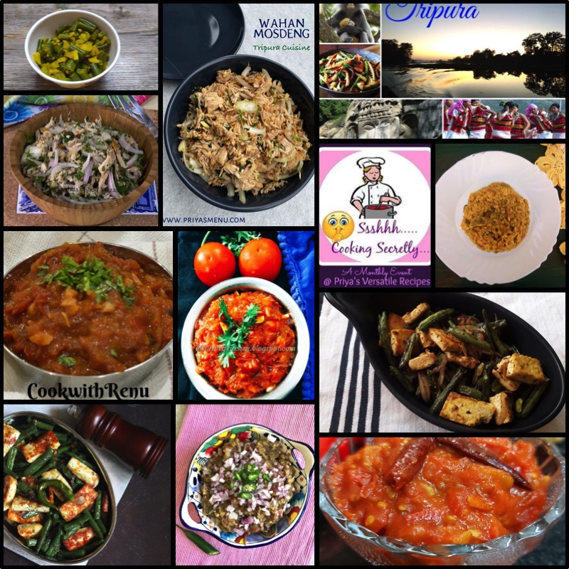 Phantok Mosdeng/ Brinjal Mosdeng - Mayuri's Jikoni Brinjal, chilis ...