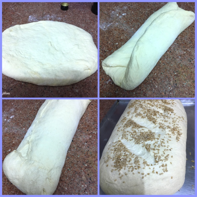 Semolina Sesame Seed Bread - Mayuri's Jikoni baked, bread, home baked ...